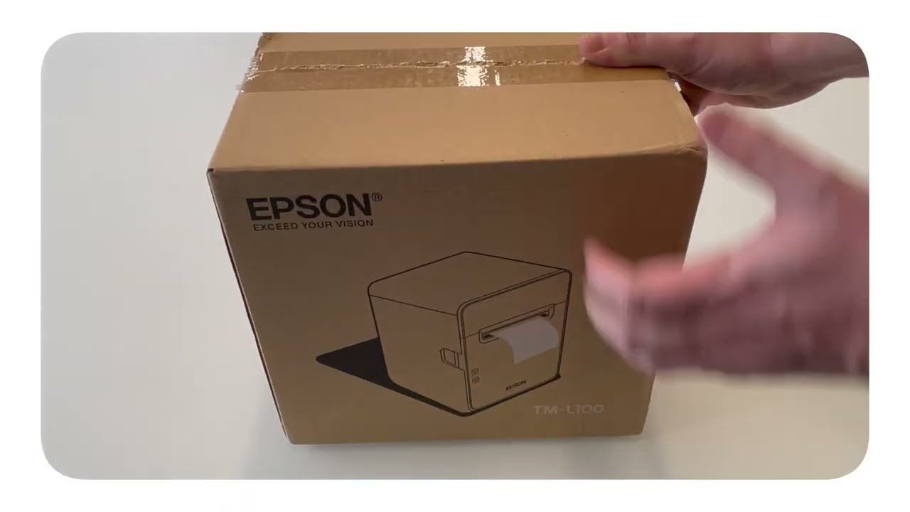 The Epson TM-L100 Printer: What's in the Box? - BarcodeGiant