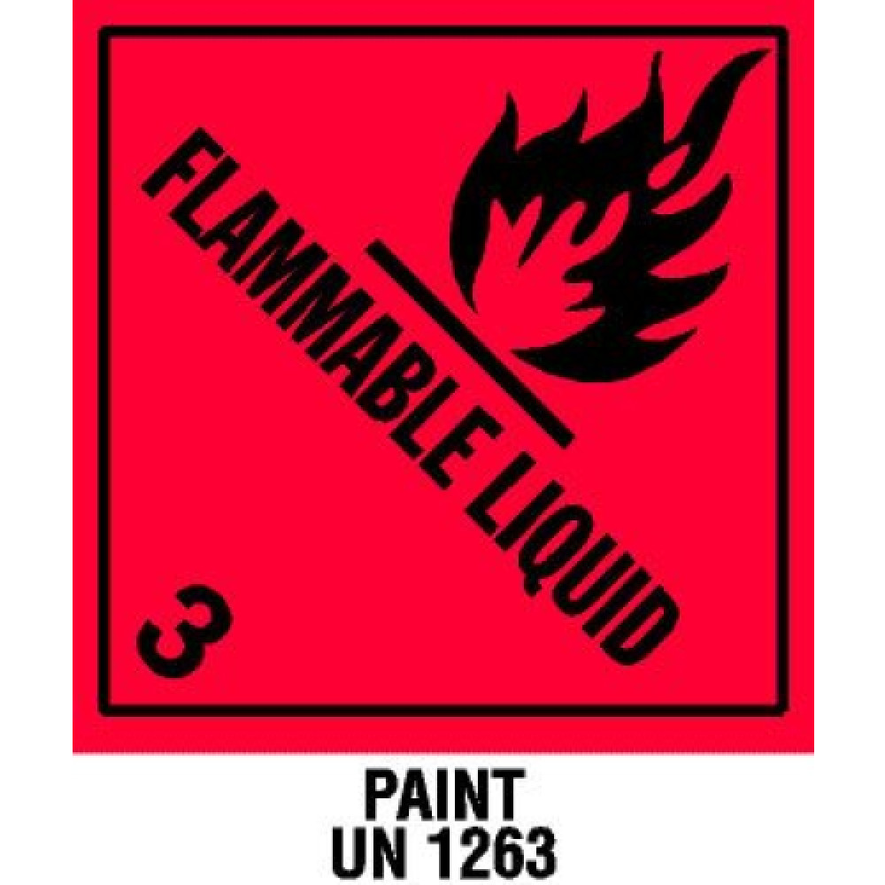 Flammable Liquids Label